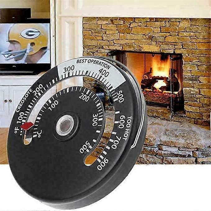 Magnetic Fire Stove Thermometer Top Meter Gauge for Wood Stove ...
