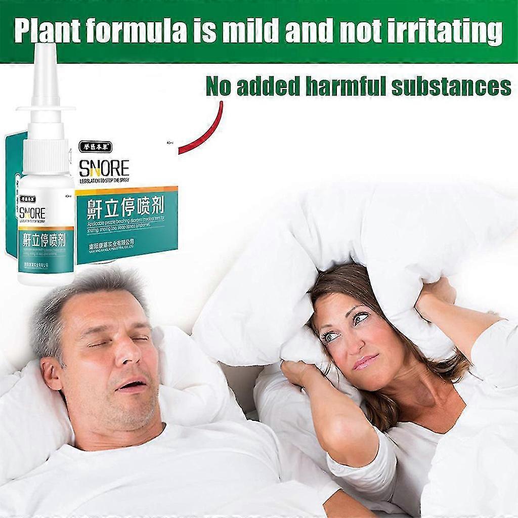 40ml Natural Herbal Extract Anti Snoring Spray Relief Liquid ...