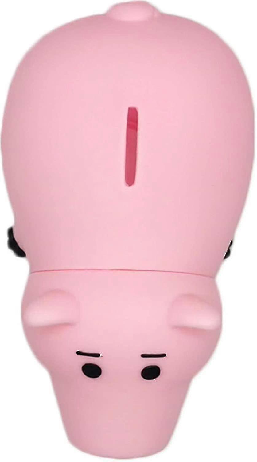 Hamm Piggy Bank Cute Pink Pig Money Box Plastic Saving Coin Box With ...