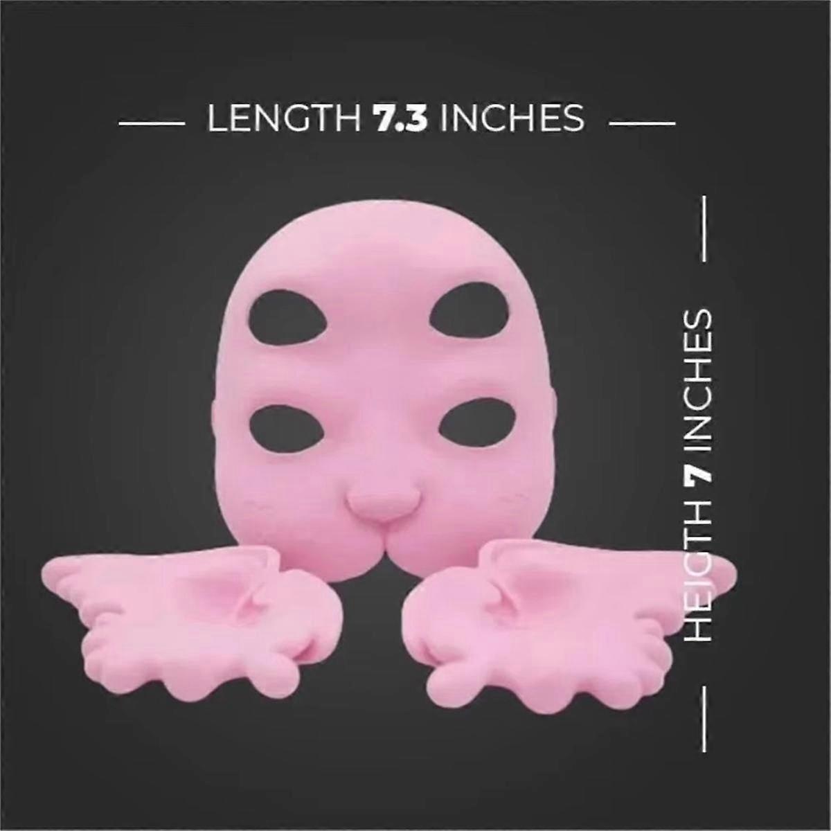 3D Printed Crying Baby Mask Latex DIY Melanies Martinezs Mask Pink MASK ...
