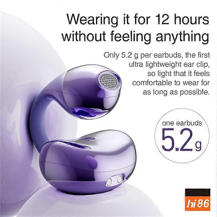 HILEO hi86 ENC Noise Reduction Stereo Wireless Earphones Clip-On ...
