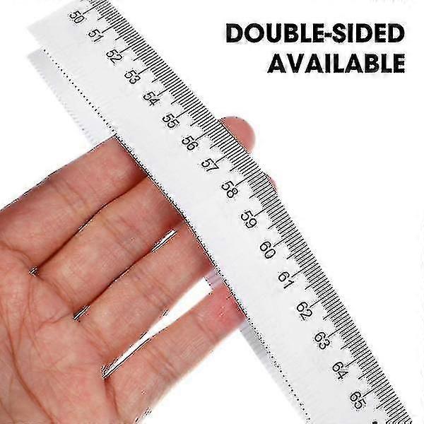 100 Pcs Paper Tapes Measure Disposable Paper Measuring Tapes Double ...
