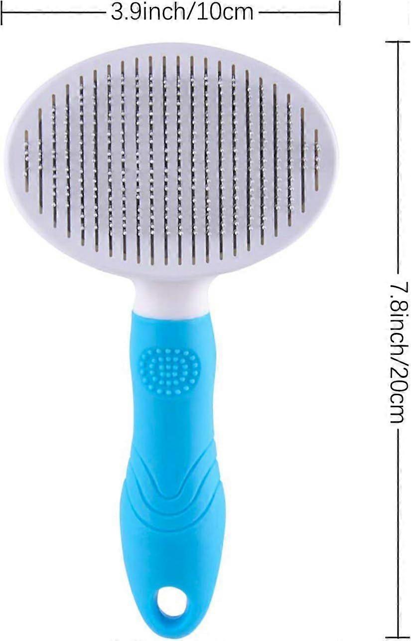 Cat Grooming Brush, Self Cleaning Slicker Brushes for Dogs Cats Pet ...