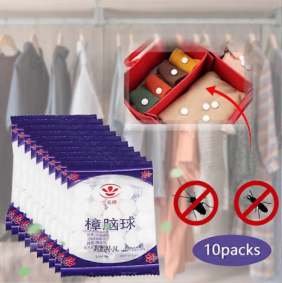 20packs Anti-Mildew Anti-Moth Camphor Balls for Insect-Proof Wardrobes ...