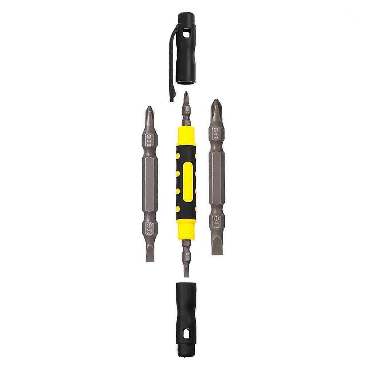 3Pack 4 in 1 Pocket Screwdriver Portable Multi-Purpose Screwdriver ...