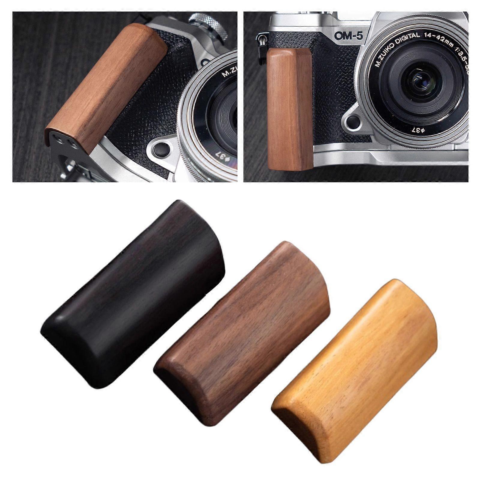 OM-5 Solid Wood Camera Grip | Retro Accessory for OMSYSTEM Olympus OM-5 ...