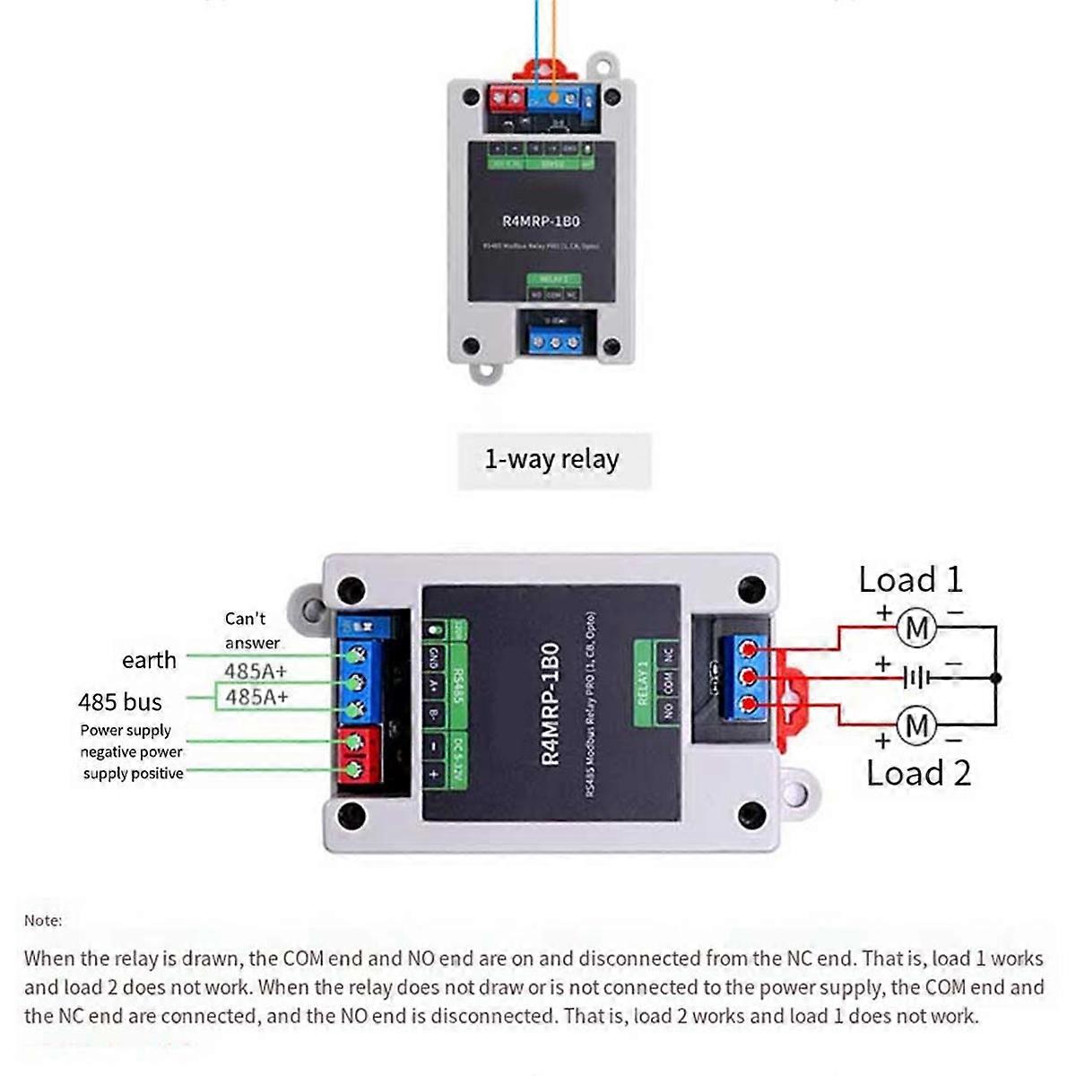 RS485 Modbus Relay PRO RS485 Interface Relay Modbus RTU Protocol ...