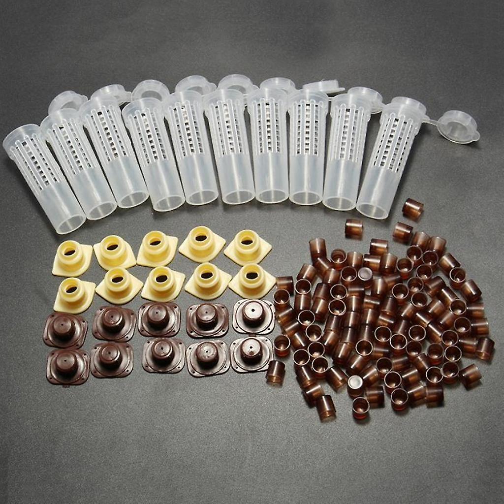 Complete Queen Rearing Kit Cell Cups Holder Queen Bee Cage Beekeeping ...