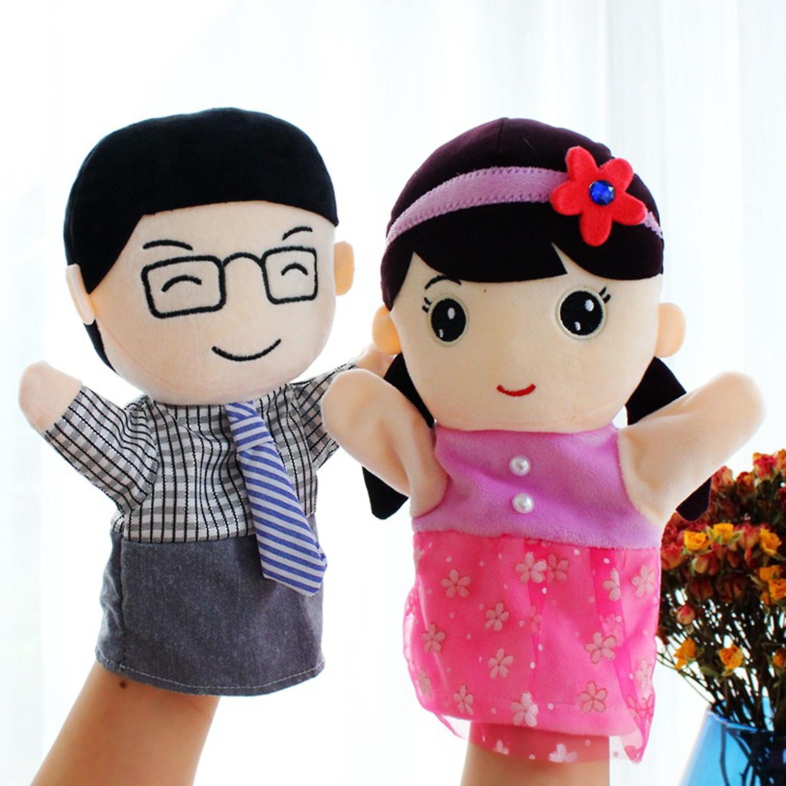 Family Hand Puppet Parent-child Interaction Role-Play Toy Imaginative ...
