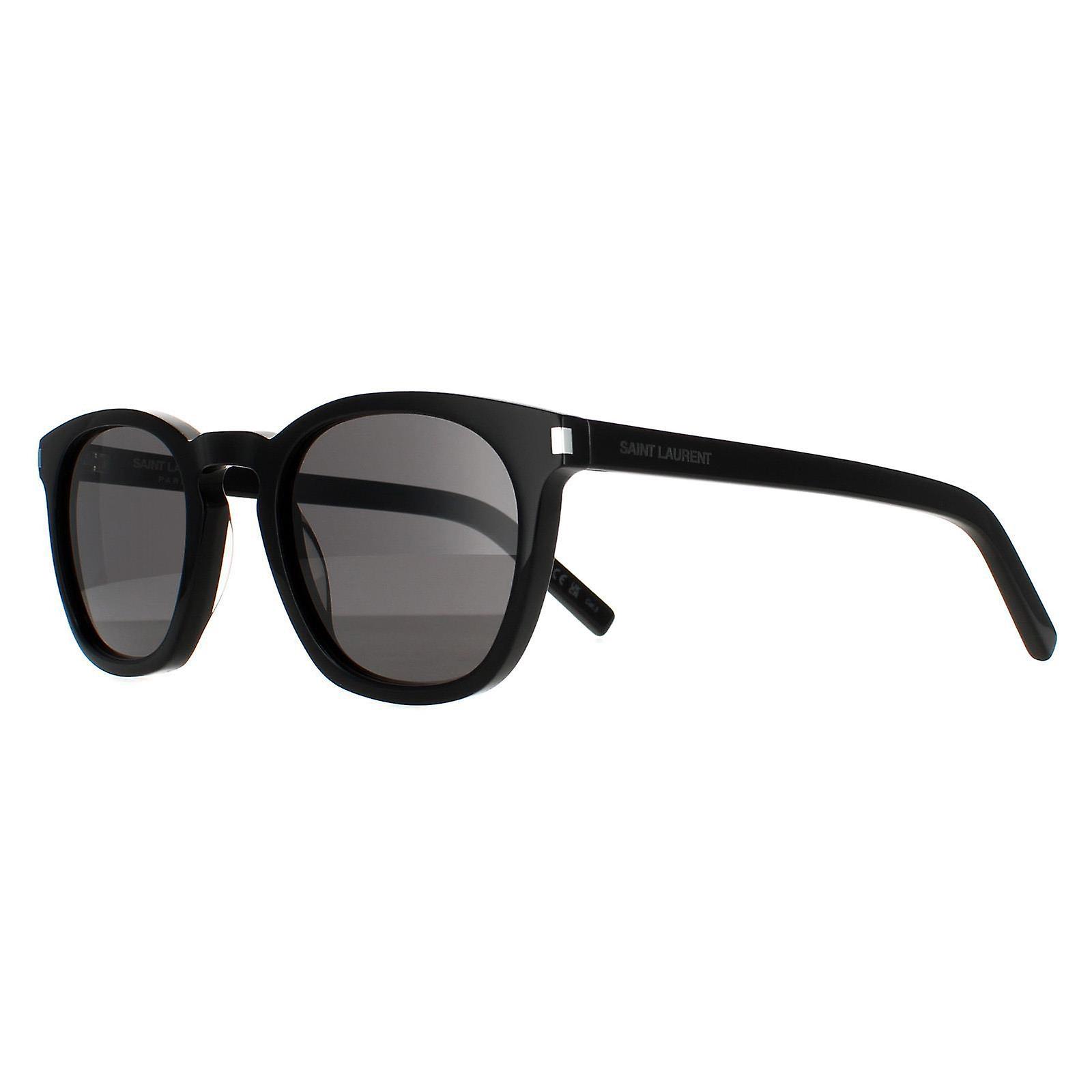 Saint Laurent Sunglasses SL28 002 Black Smoke | Fruugo UK