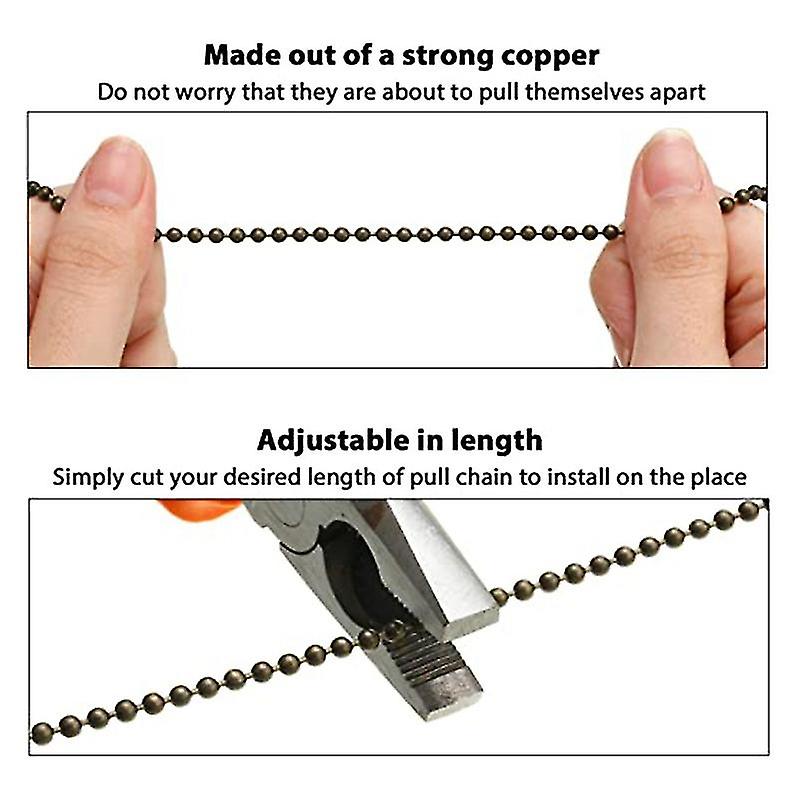 4 Pieces Ceiling Fan Chain Pulls Wooden Pull Chain Extension Pull Chain ...