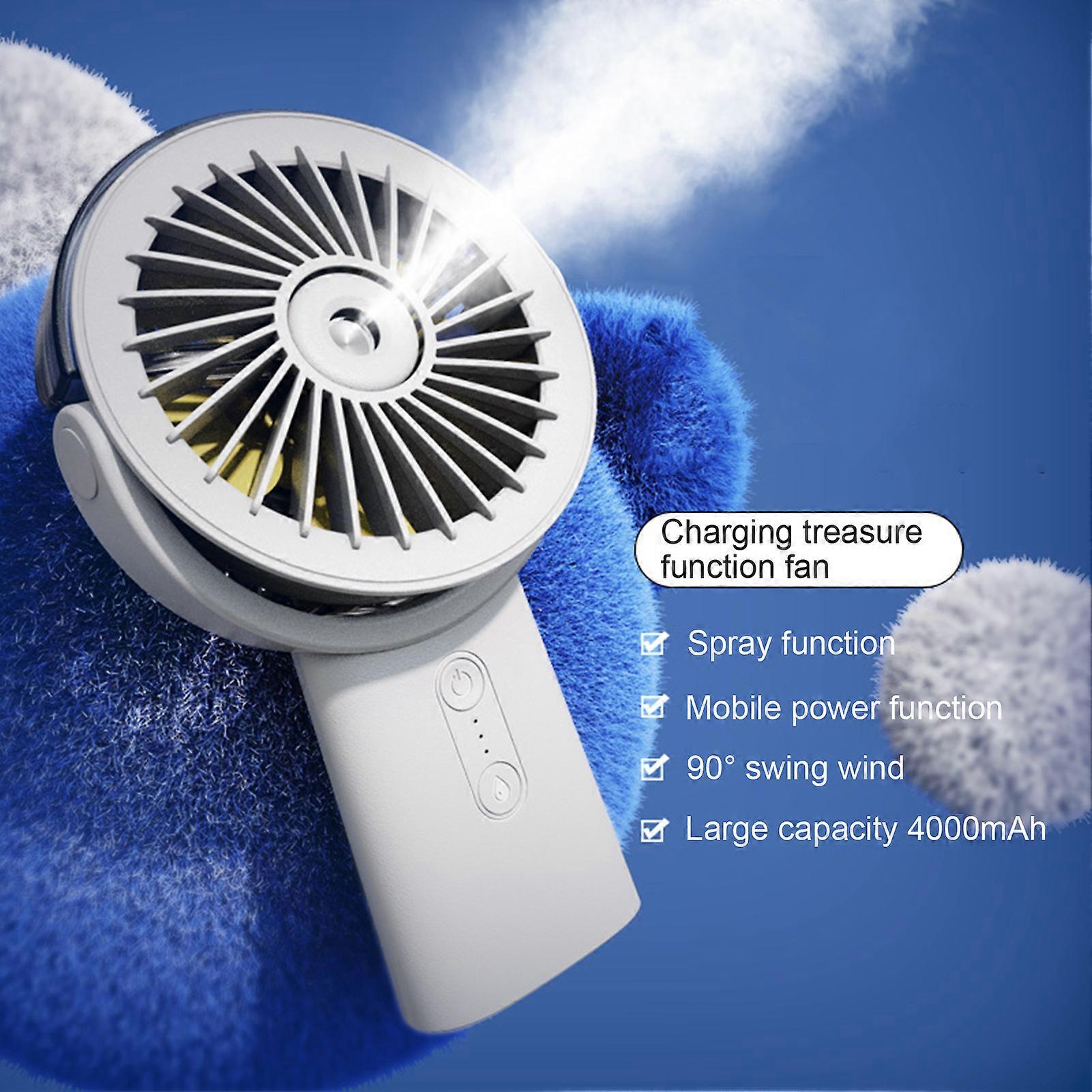 Portable Handheld Misting Fan with 3 Speed Settings Compact Size ...
