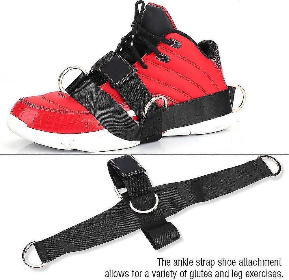 Glute Kickback Foot Strap For Cable Machine, Ankle Foot Shoe Strap Ring ...
