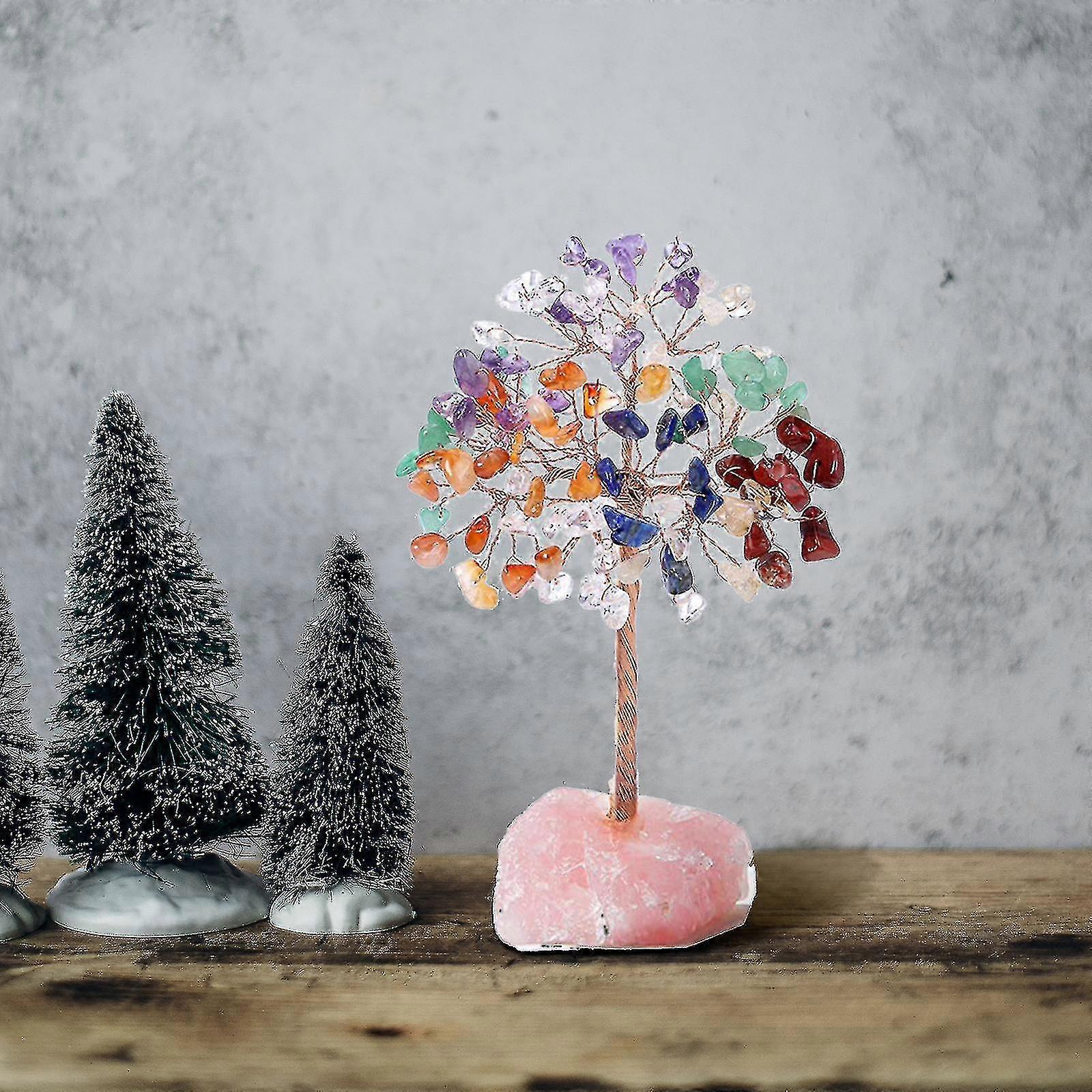 Natural Crystal Tree,healing Crystals Gemstones Feng Shui Tree Natural ...