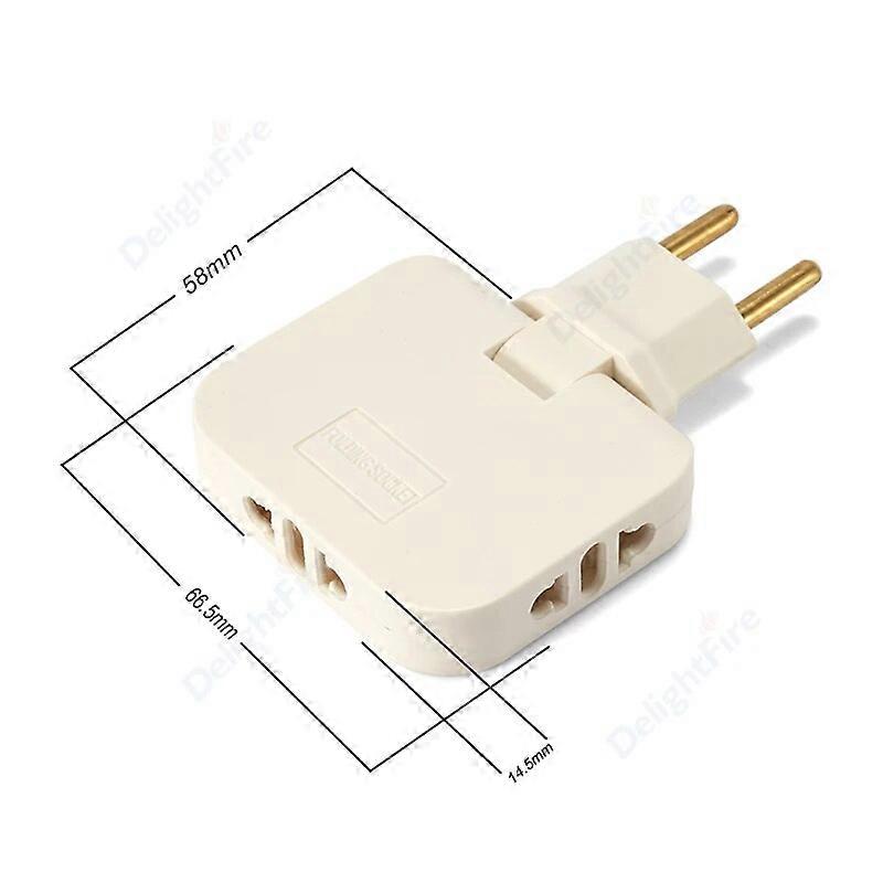 EU Wireless Plug Adapter 3 In 1 Electrical Socket US To EU Korea Travel ...