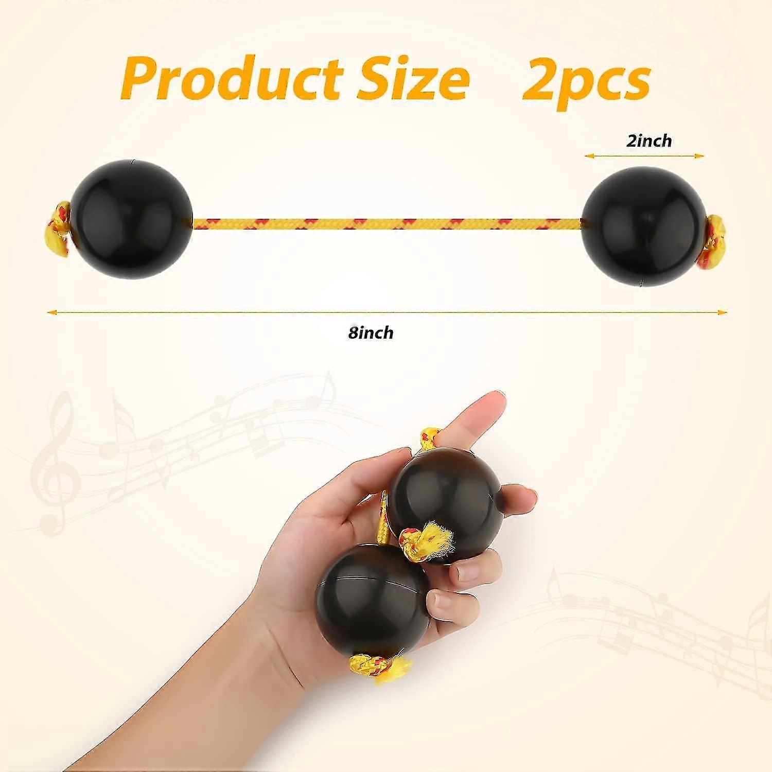 Kashaka Rhythmic Ball Instruments, Double Shaker Single Hand Percussion ...