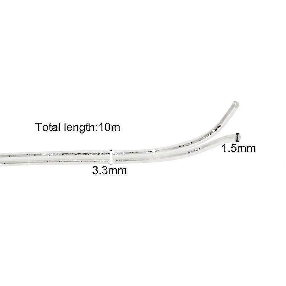10m Cable Transparent 2 Core Wire Max 12v 28awg Diameter 3mm Thickness ...