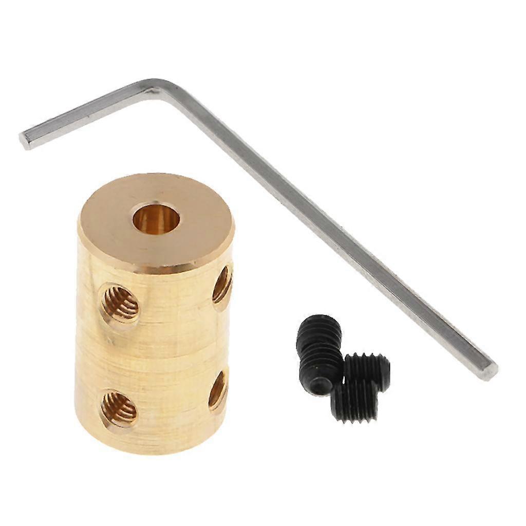 2xCylindrical Coupling Motor Parts Sleeve Coupling DIY Motor Fittings 4 ...