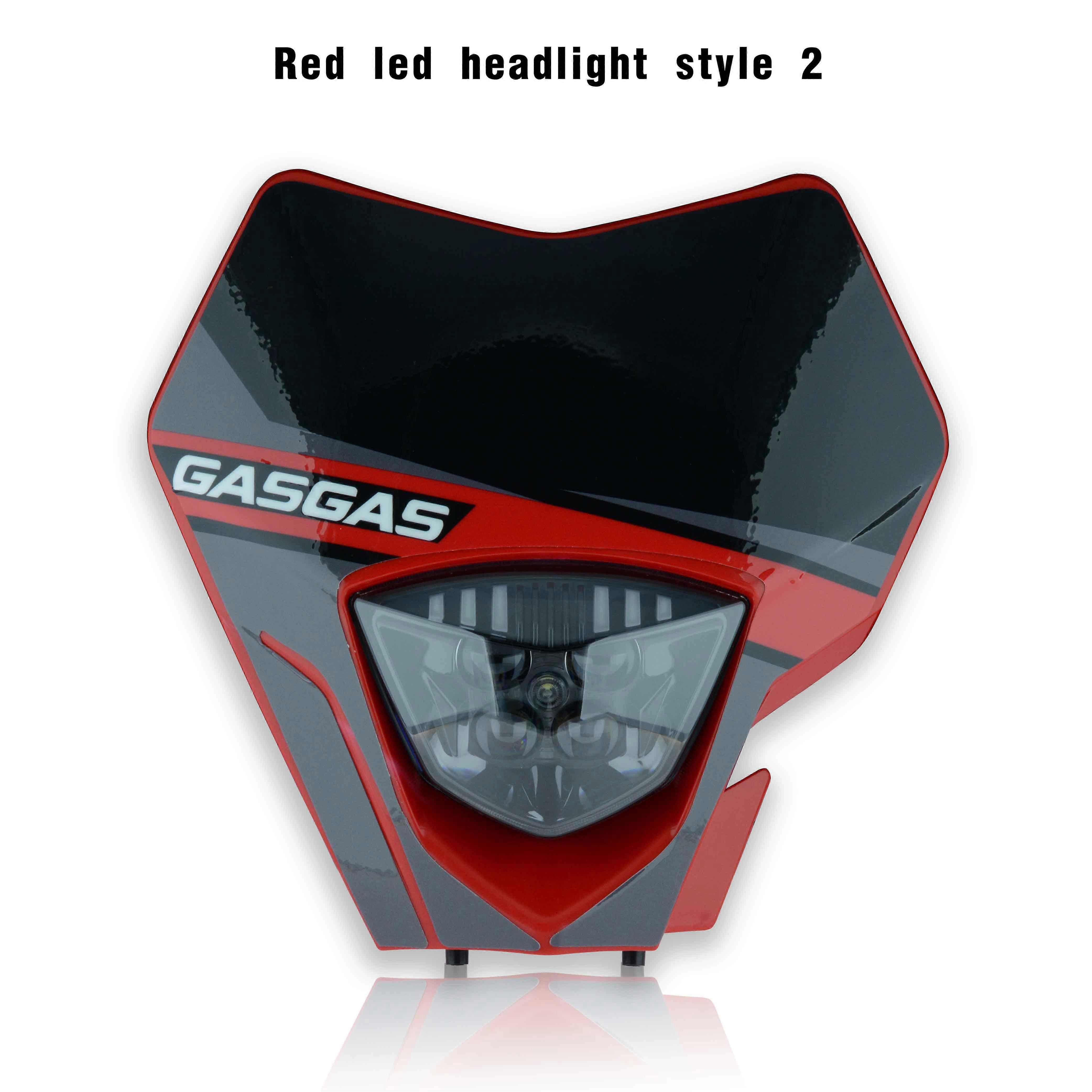 Motorcycle crystal LED Headlight Headlamp For GASGAS 2021-2023 EC 2021 2022 2023 Enduro ...