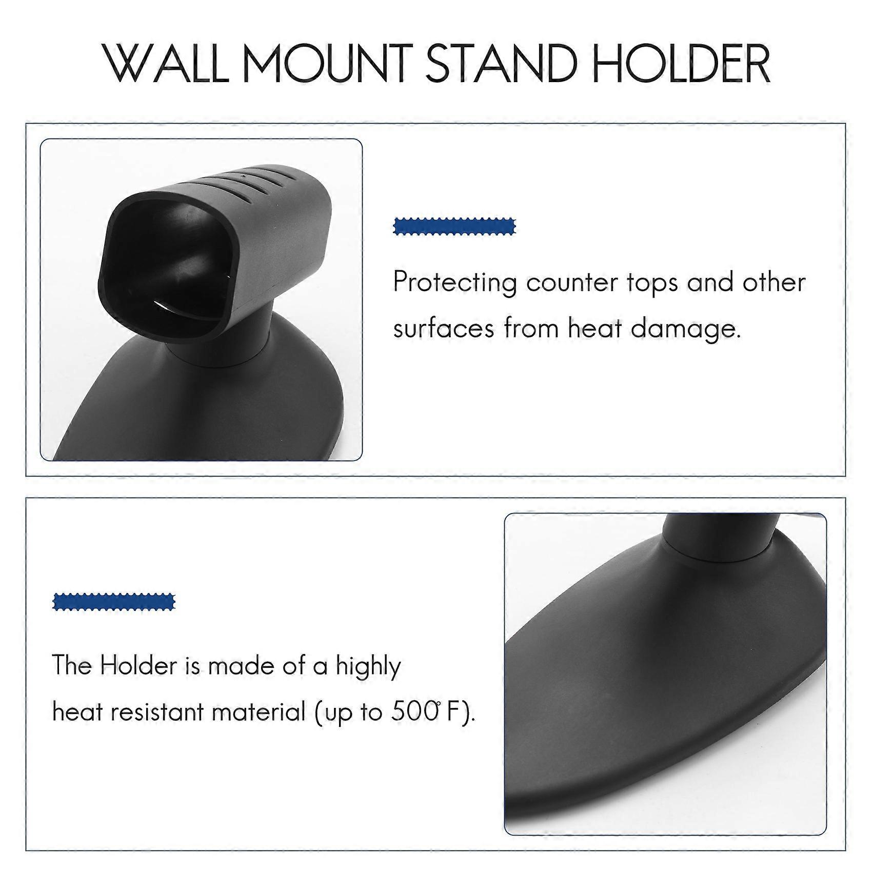 Barber Hair Flat Straighteners Iron Suction Cup Wall Mount Stand Holder ...