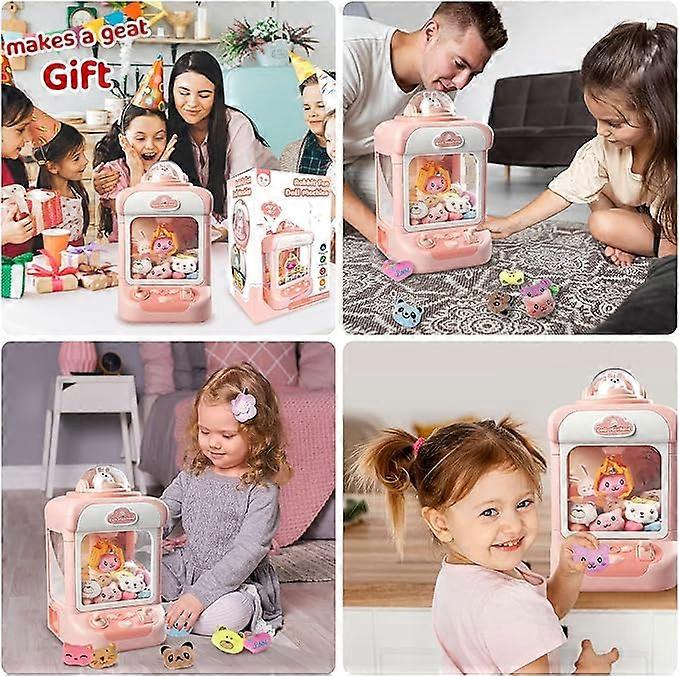 Kids Claw Machine, Mini Vending Machine Candy Grabber Prize Dispenser ...