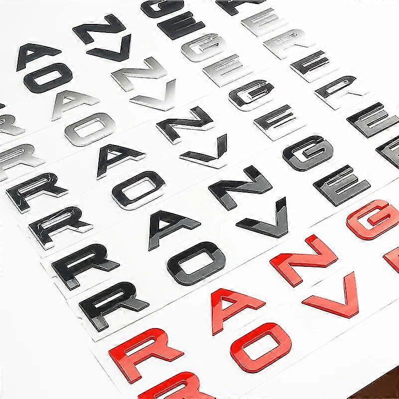 3d Logo Range Rover Emblem Car Front Hood Bonnet Letters Sticker For ...