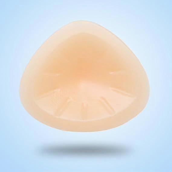 1 Pair Silicone Breast Form Triangle Mastectomy Prosthesis Bra Pad ...