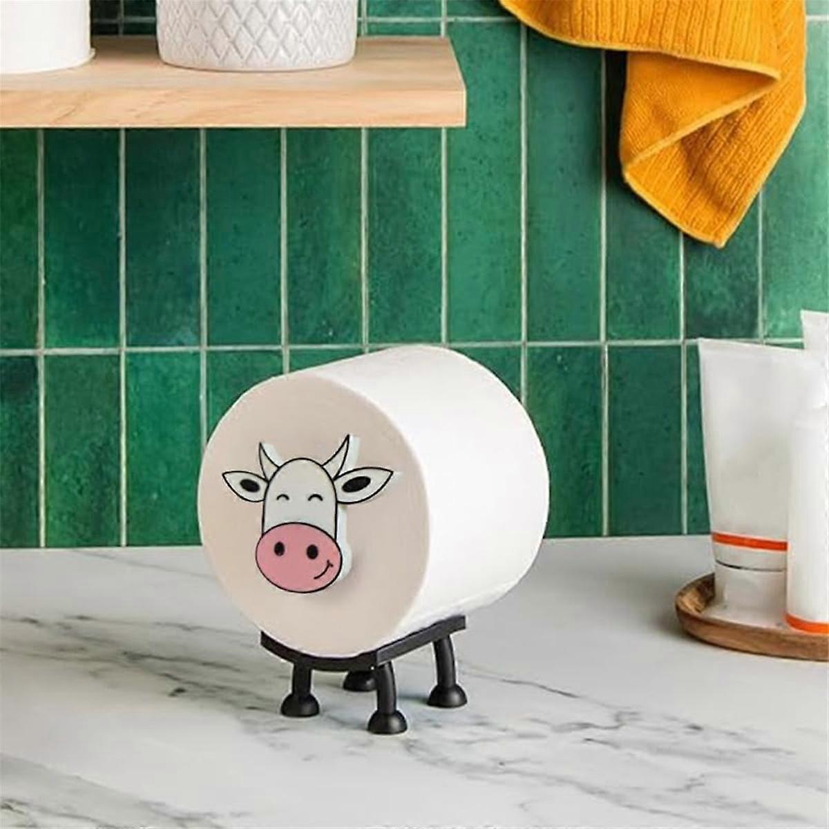 Dairy Cow ToiletRoll Holder 3D Printed Dairy Cow Tissue Paper Storage ...