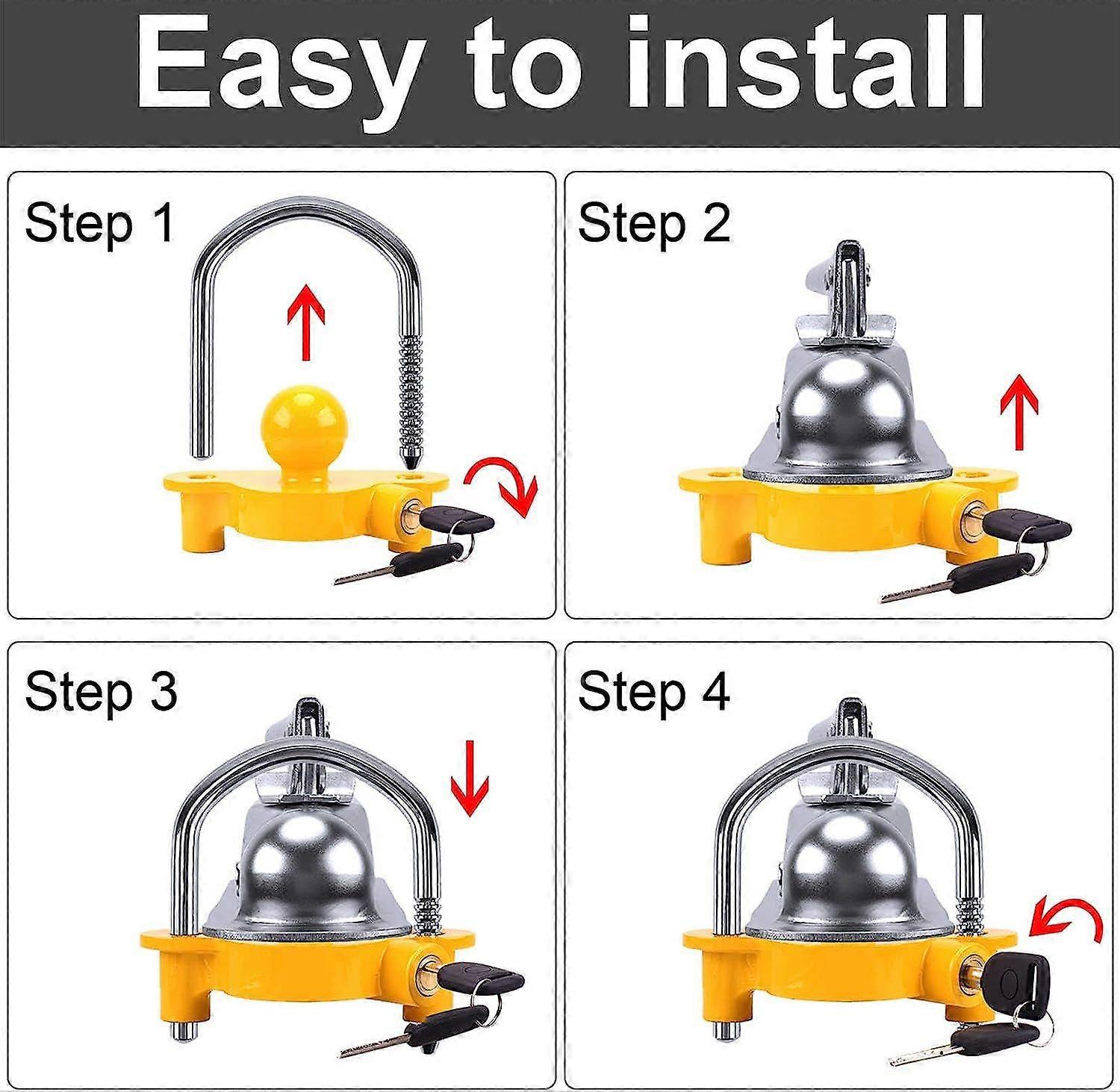 Trailer Lock Trailer Lock Towbar Lock Trailer Lock Caravan Lock ...