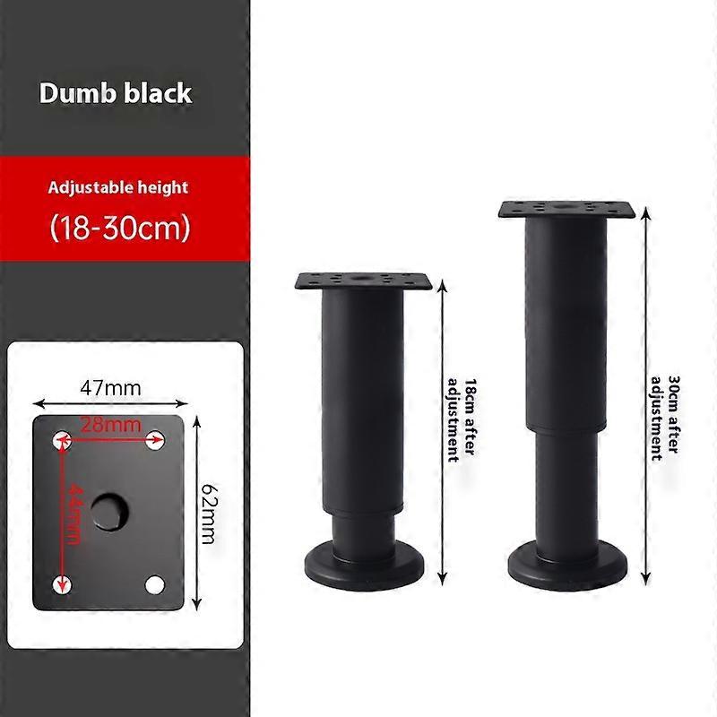 Easy-Install Set of 4 Table Legs, Height Adjustable to Match Different ...