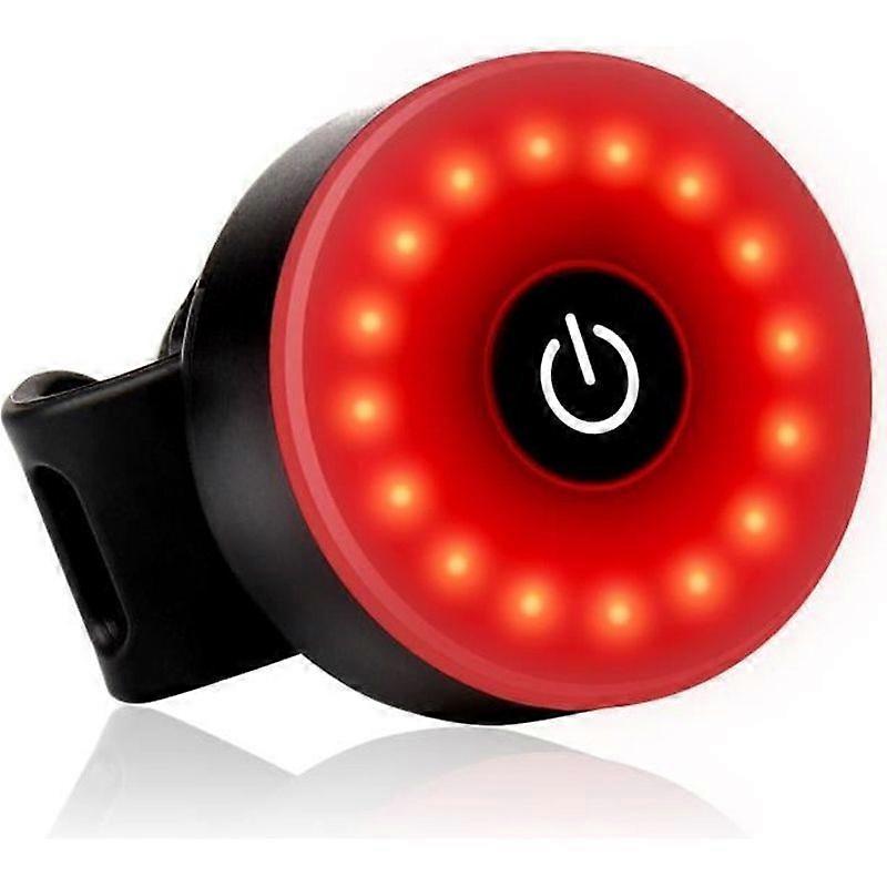 Powerful Rechargeable Red LED Bike Light USB Flashing for Rear ...