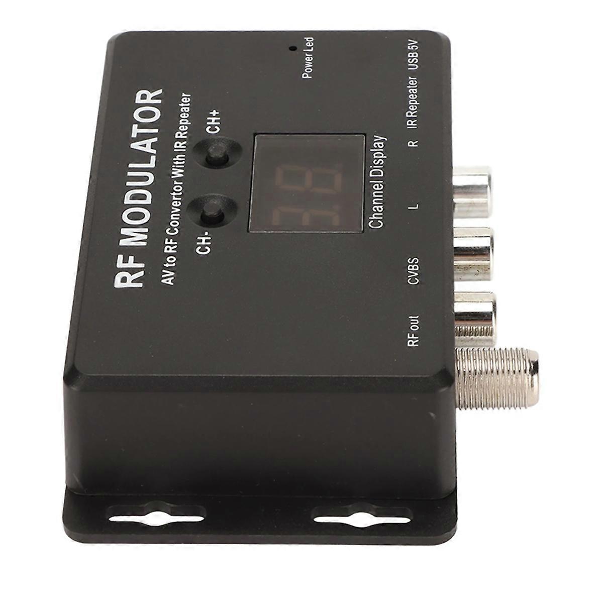 RF Modulator Professional PAL NTSC 21 Channel AV to RF Convertor for ...