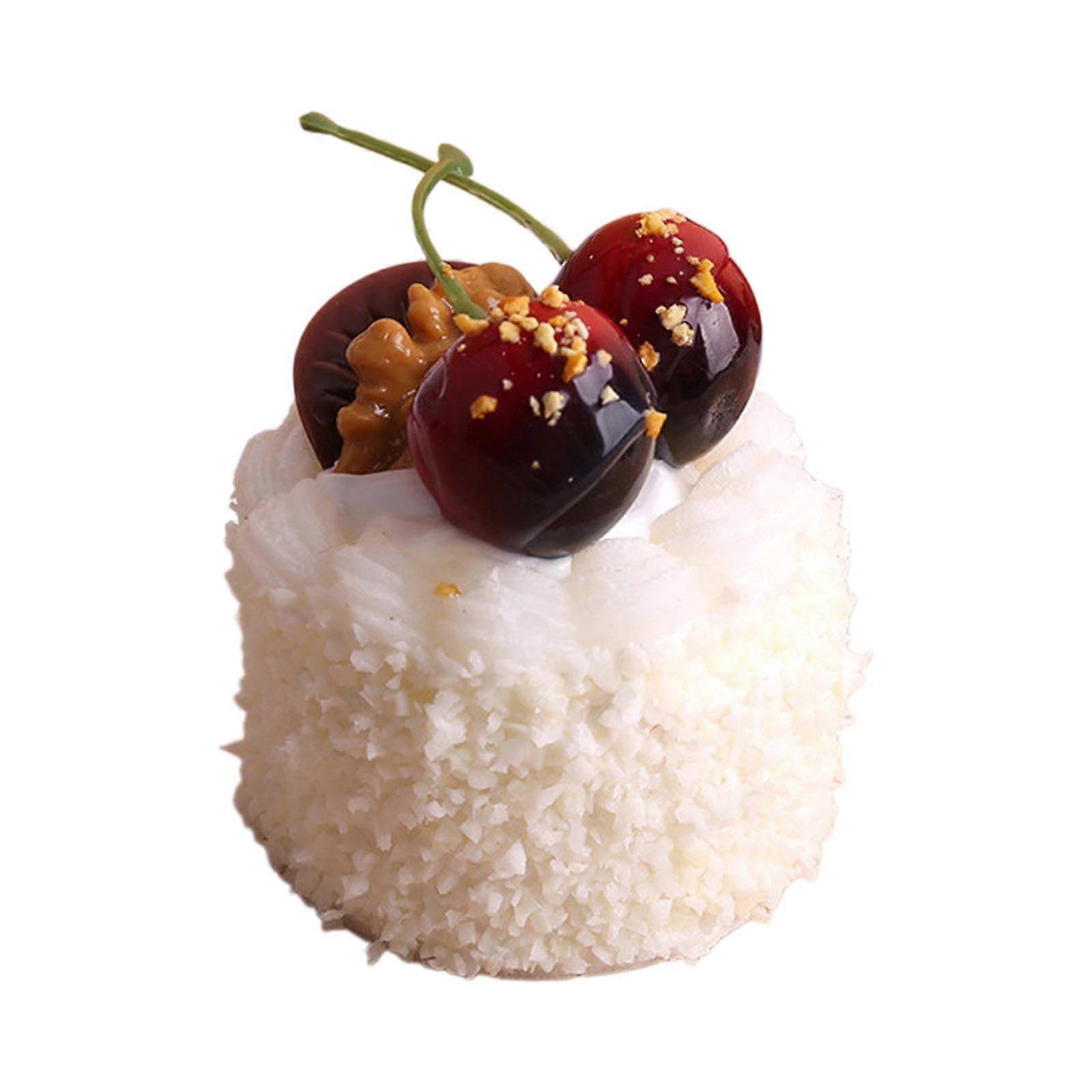 Realistic Artificial Simulation Cake Dessert Mixed Fake Cake Food Model ...