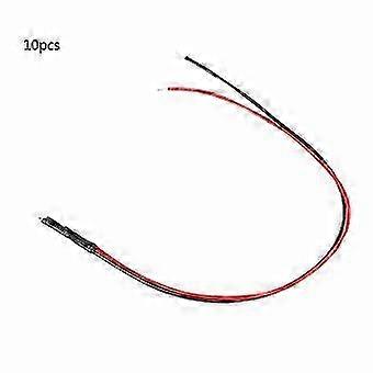 10pcs Led Light Cable 20cm 0.06w(yellow) 12v 3mm Led Light-emitting ...