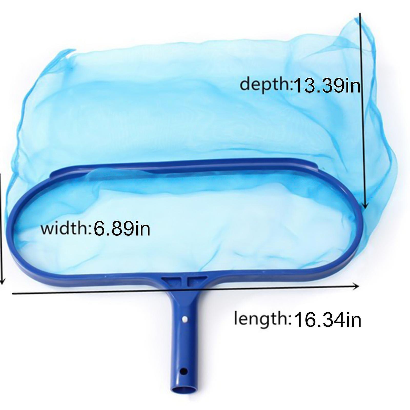 Deep-bag Pool Rake & Swimming Leaf Skimmer Net With Medium Fine Mesh ...