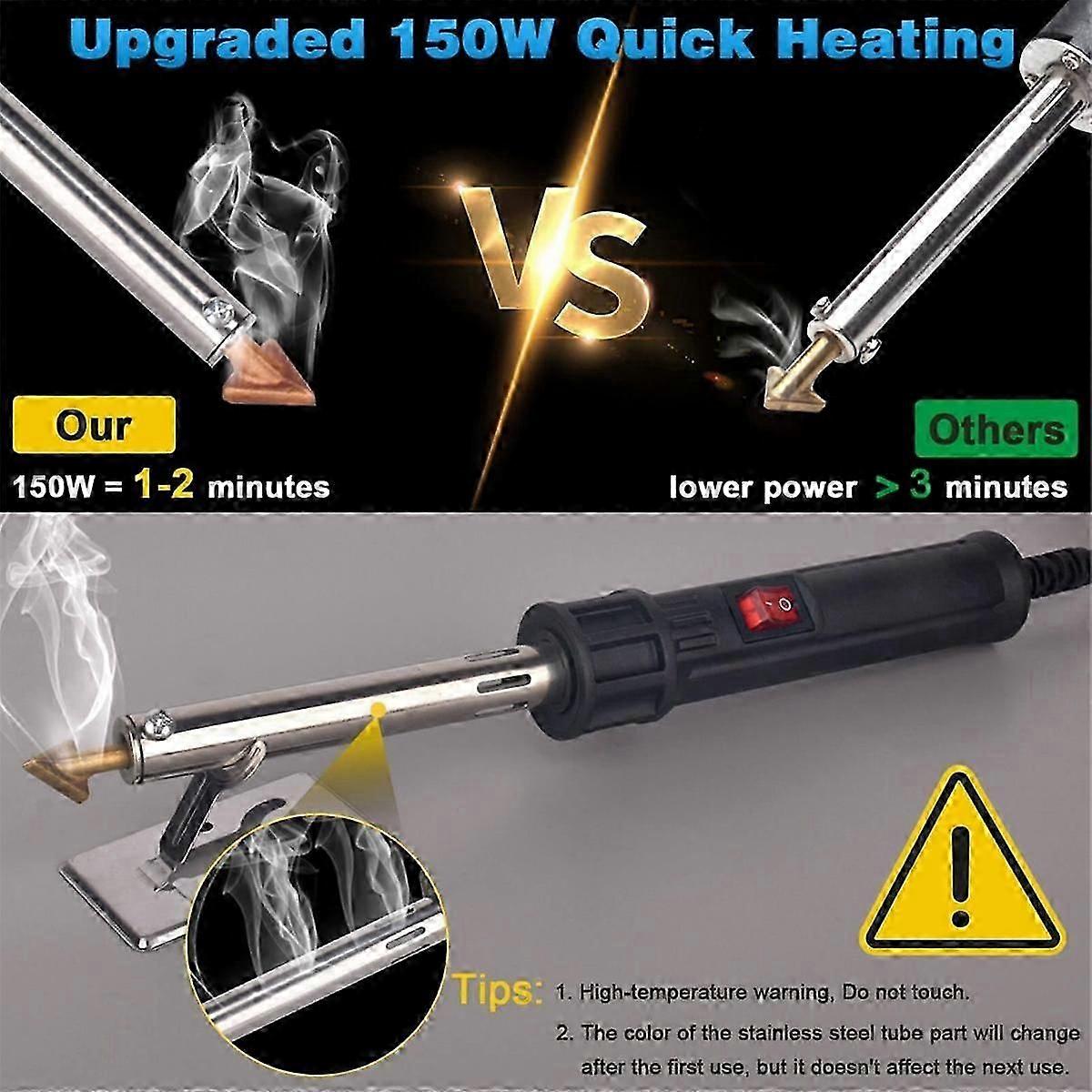 150W 3-In-1 Plastic Welder, Plastic Welding Kit,Soldering Tips Plastic ...