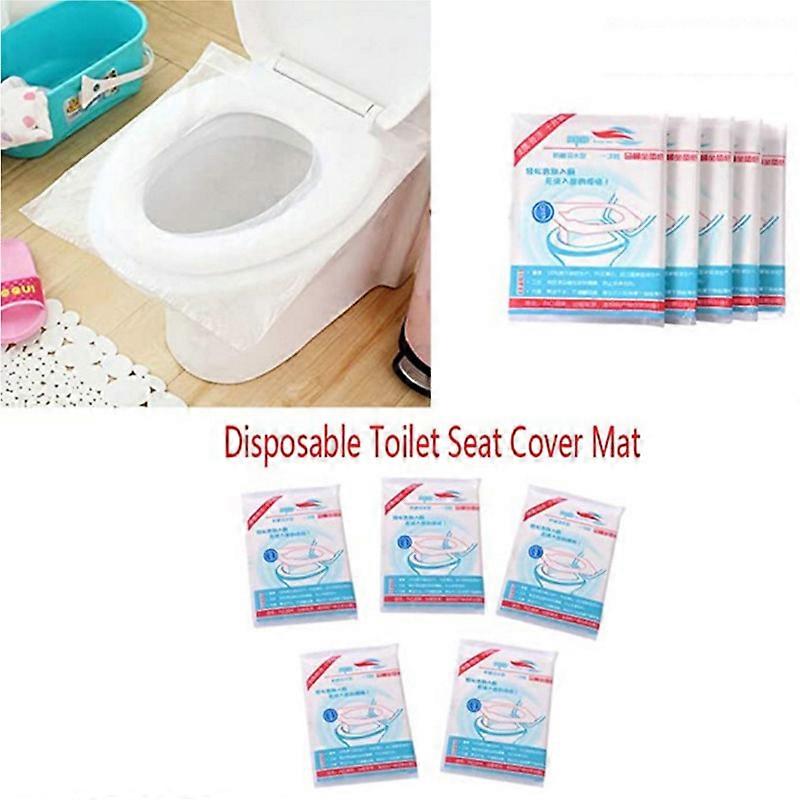 Hygienic Disposable Toilet Mat Wooden Saddle Pad Toilet Paste Paper ...