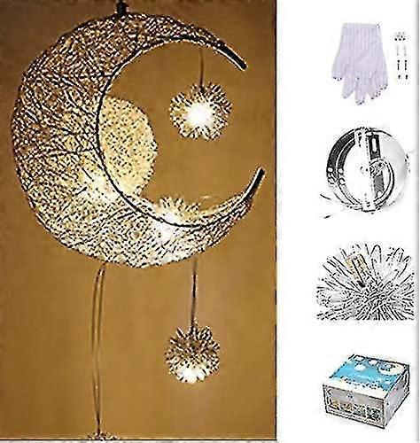 Led Pendant Light, Modern Moon Star Shape Led Pendant Lamp Chandelier ...