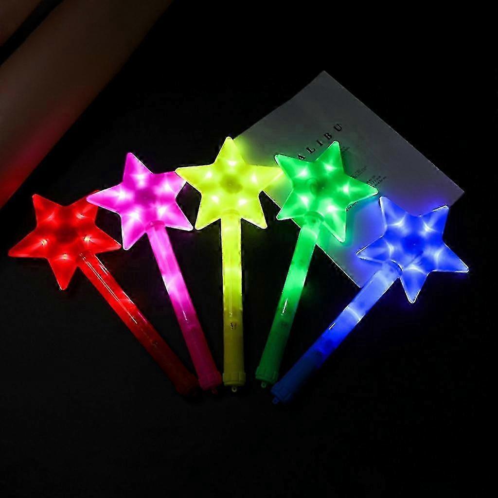 Lighted Wand Toy LED Glow Sticks Magic Wands with 3 Light Modes for ...