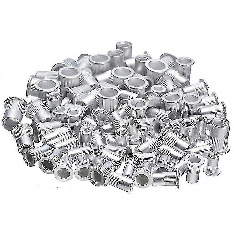 100 Pcs M4 M5 M6 M8 Rivet Nut, Threaded Insert Rivet Nuts, Stainless Steel Rivet Nuts, Used For ...