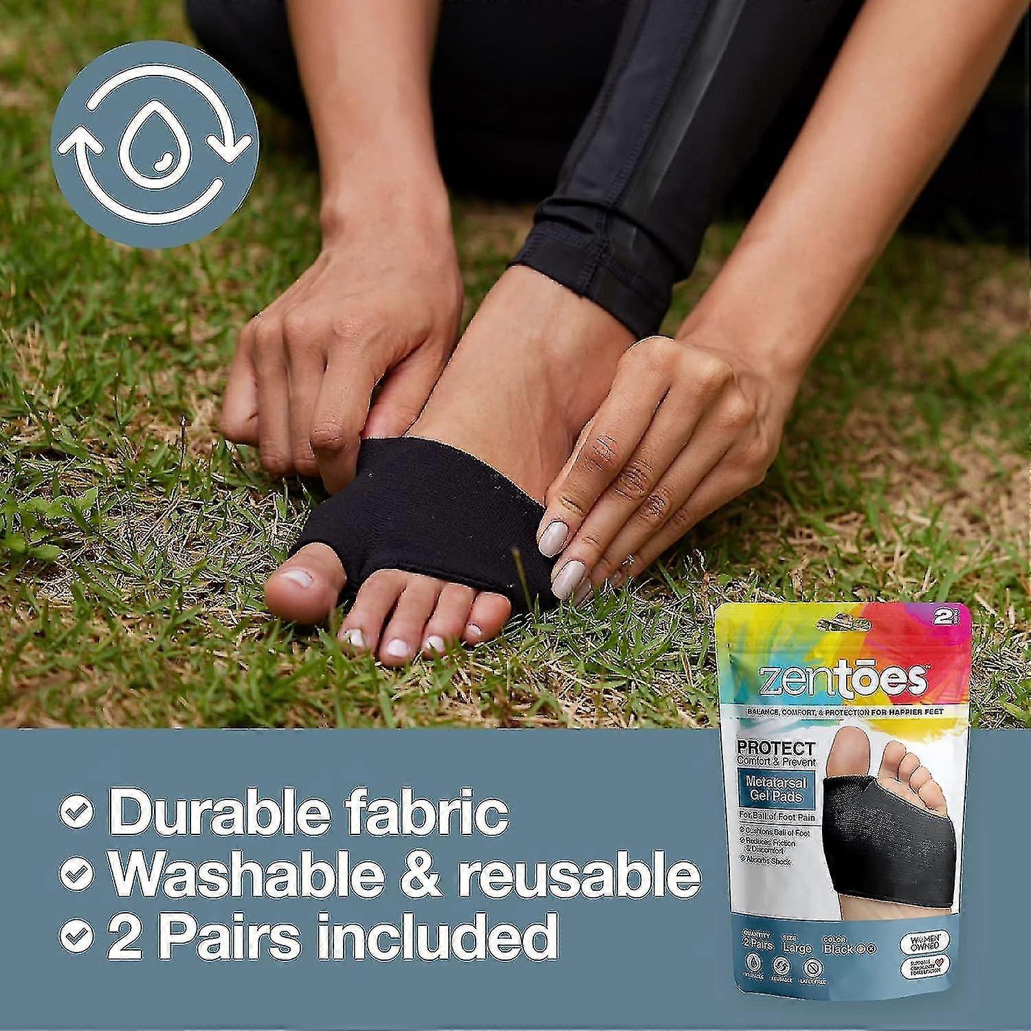 Metatarsal Pads For Men And Women - Ball Of Foot Pain Relief Cushions ...