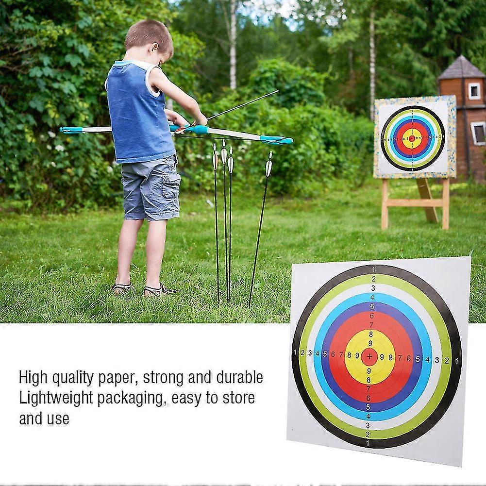 10pcs Hunting Practice Target Paperlot 42.5*42.5cm Archery Target Paper ...
