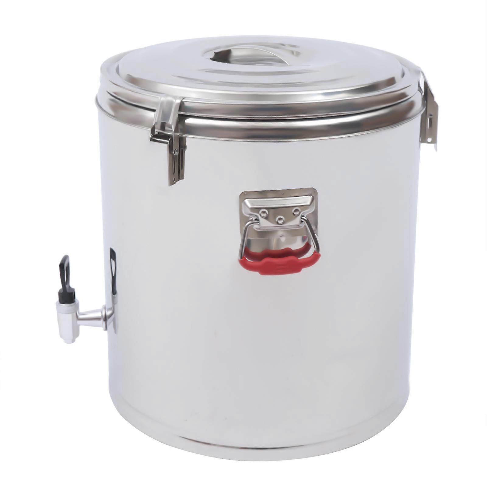 40L Stainless Steel Thermal And Cold Insulation Bucket | Fruugo UK