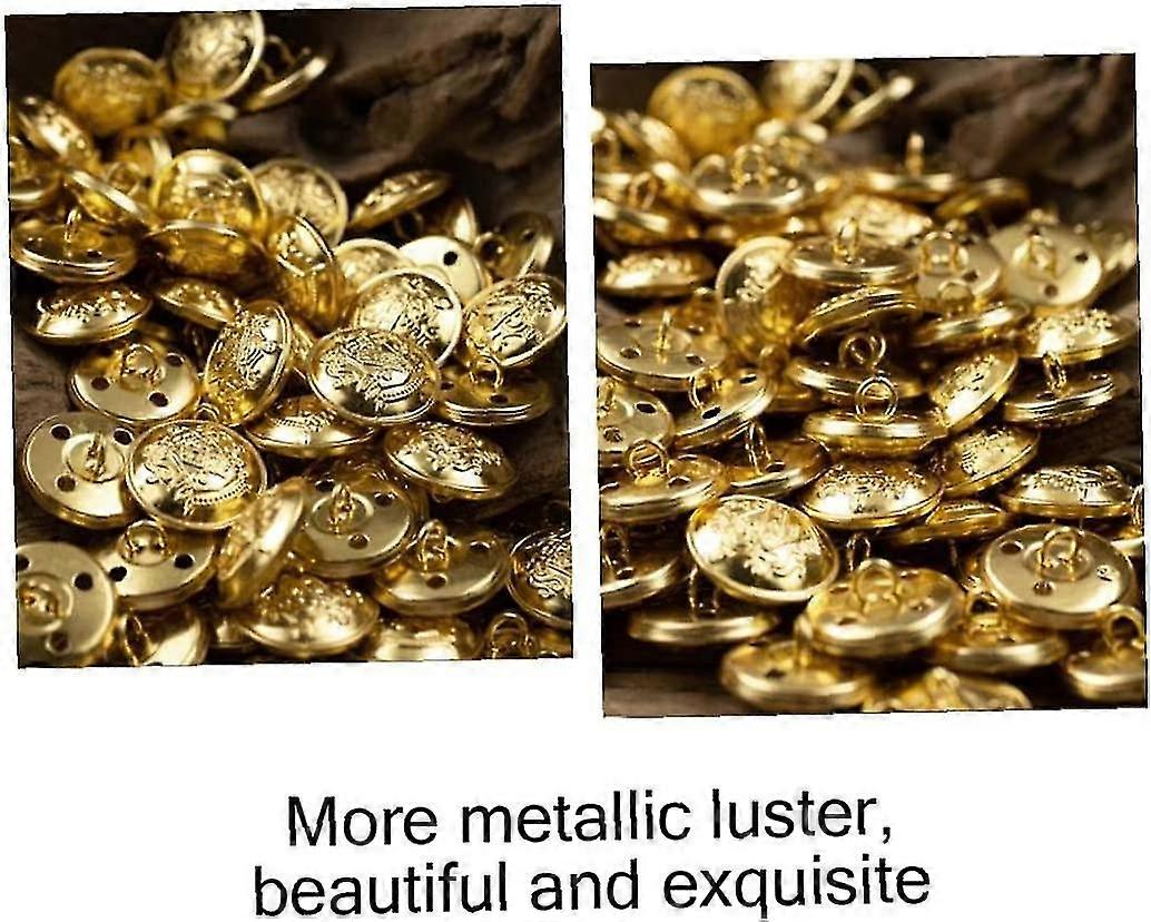 Brass Blazer Button Set 25mm 3d Vintage Golden Button For Blazers ...