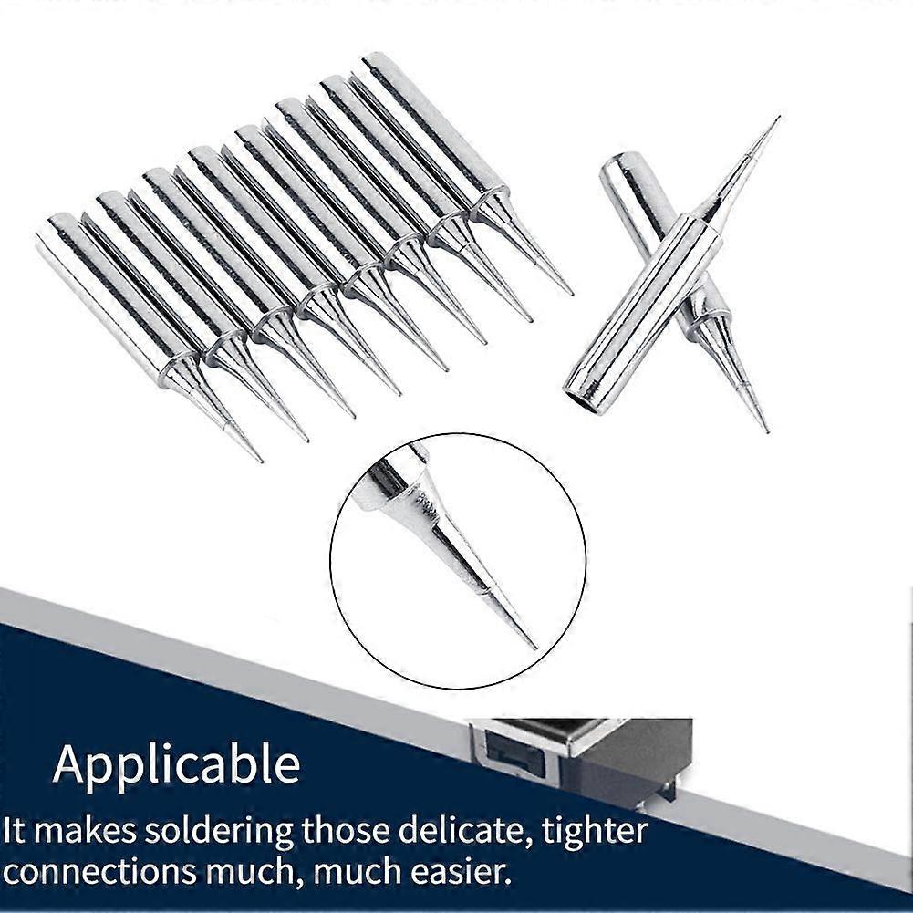 Soldering Tips, 10pcs 900M-TI Tip Soldering Iron Sharp Replacement ...