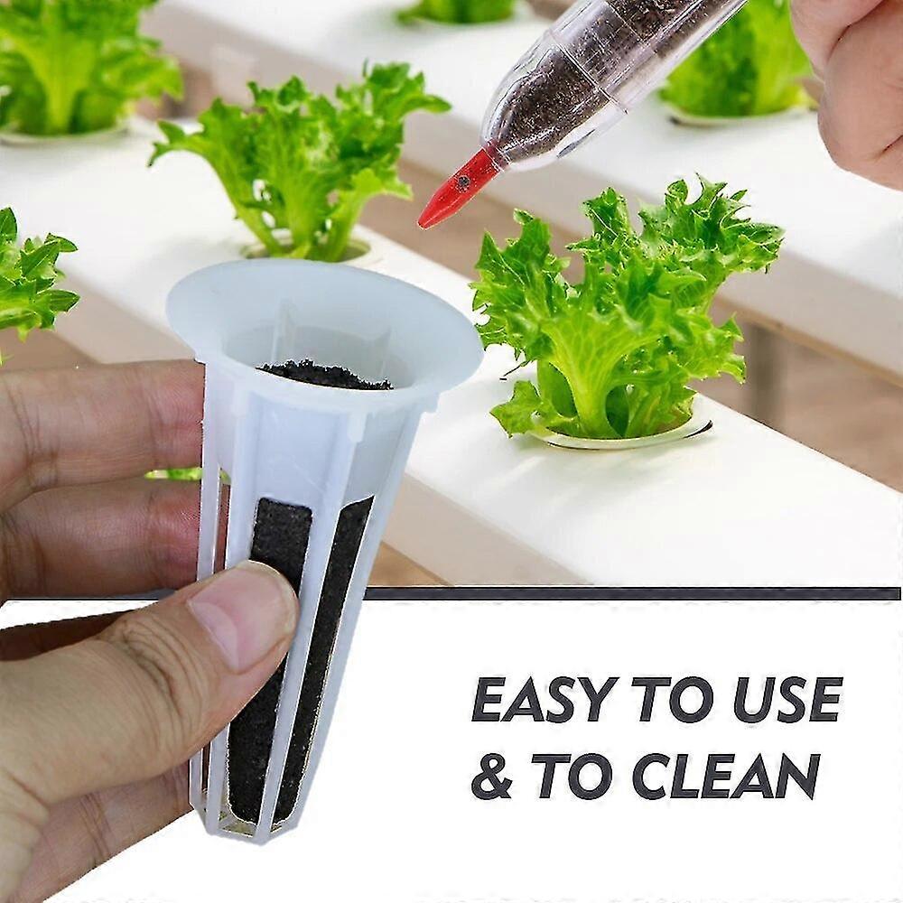 Fremragende 4.3x7.9cm Hydroponics Grow Baskets Kit til indendørs frø ...