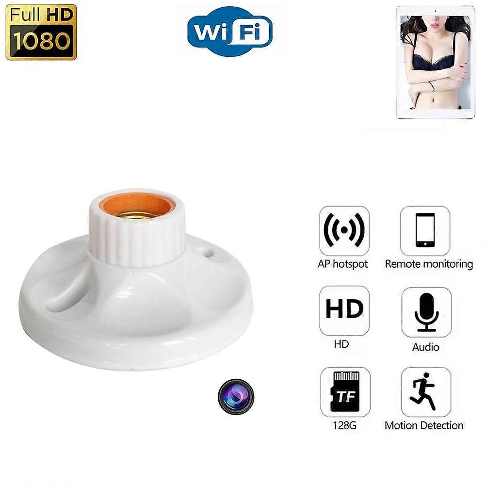WiFi Light Bulb Socket Camera HD 1080P with Motion Detection,Remote ...