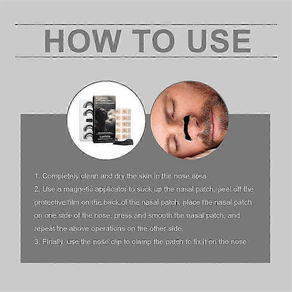 Breathing Nasal Strip Start Kit 15 Count Boost Oxygen Intake Reduce Snoring Improve Sleep ...