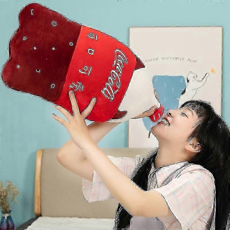 55cm Simulation Carbonated Drink Plush Pillow Funny Sprite Coke Cola ...