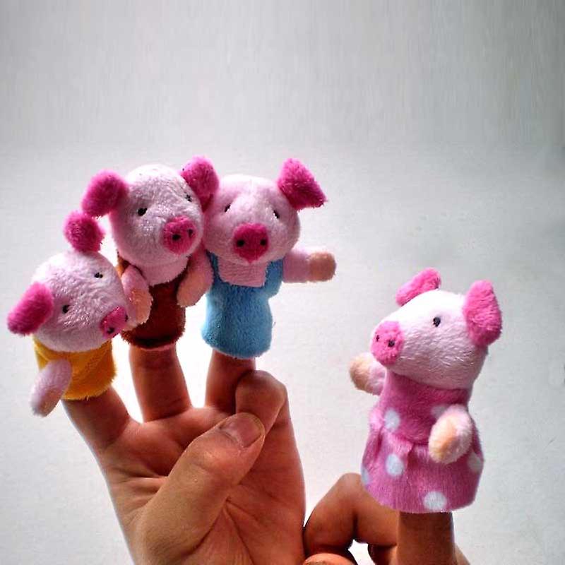 5/8pcs Telling Sack Bag Finger Puppets Nursery Rhyme Fairy Tale Aussie ...
